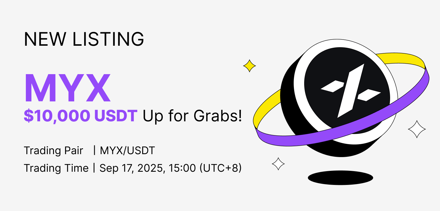 Echobit Announces the Listing of MYX/USDT Spot Trading Pair, Deposit to ...