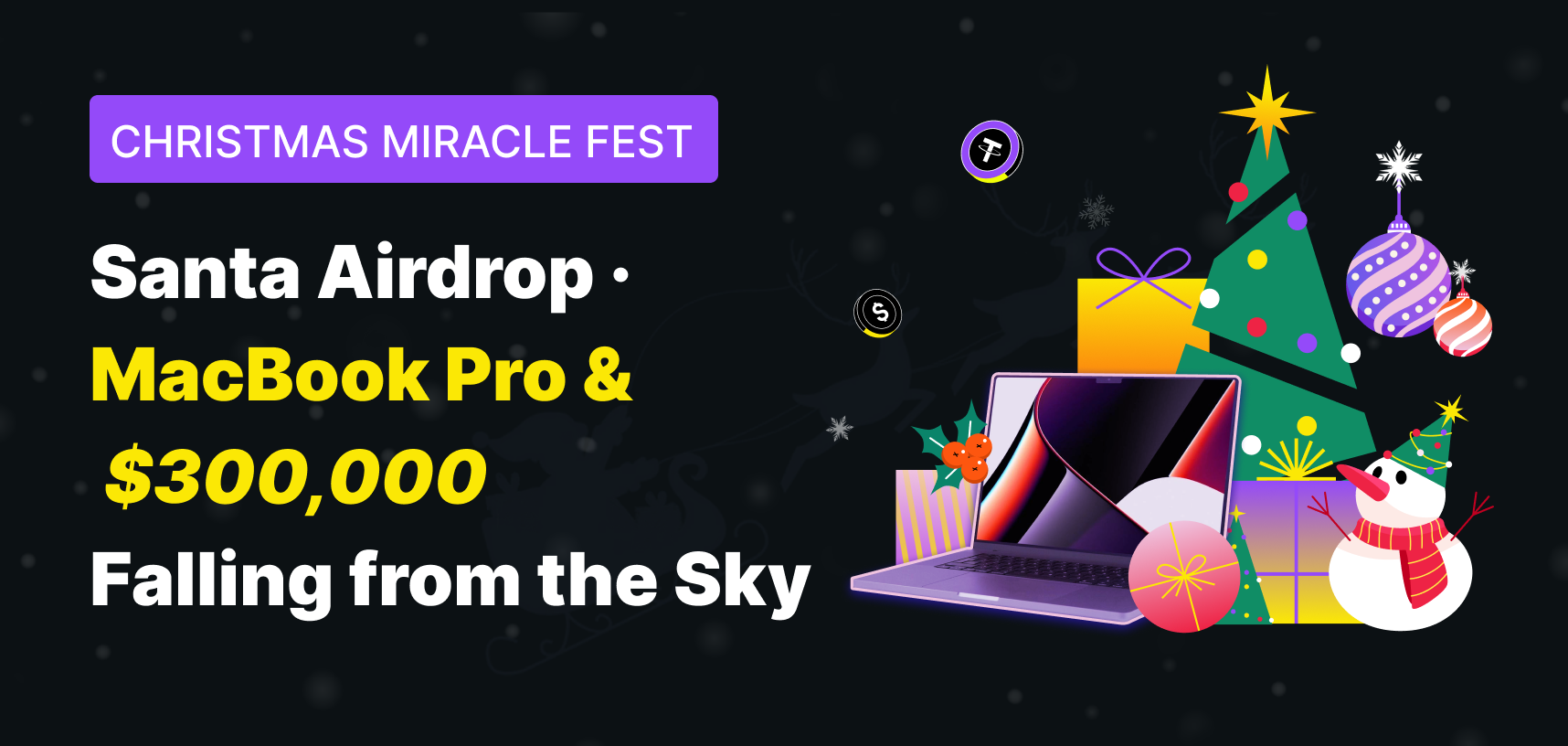 Echobit Christmas Miracle Festival｜Santa’s Airdrop Gift · MacBook Pro ...